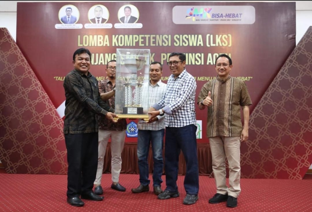 Banda Aceh Juara Umum Lomba Kompetensi Siswa Jenjang SMK