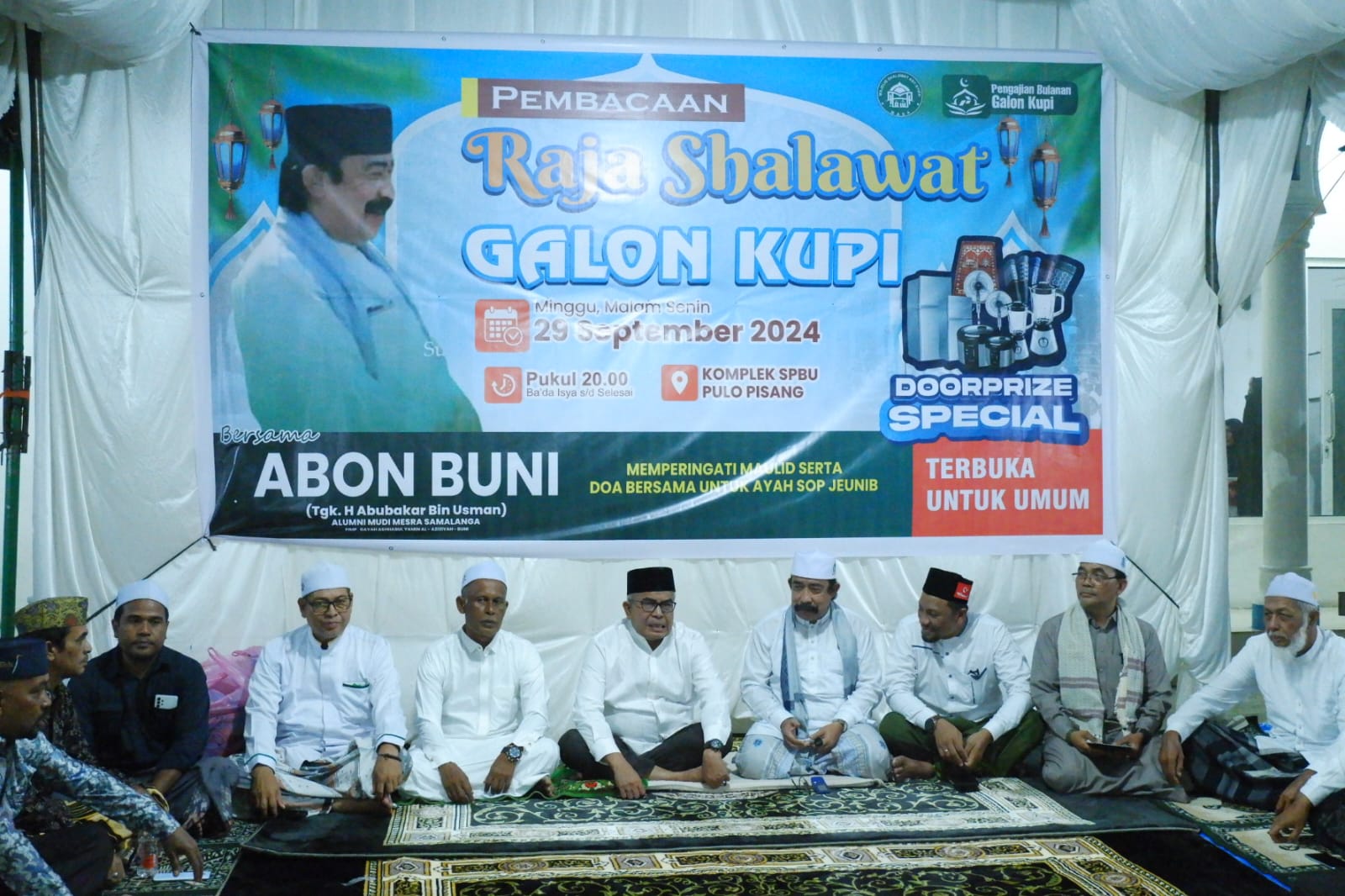 Bustami Hamzah dan Fadhil Rahmi Doa Bersama untuk Almarhum Tu Sop
