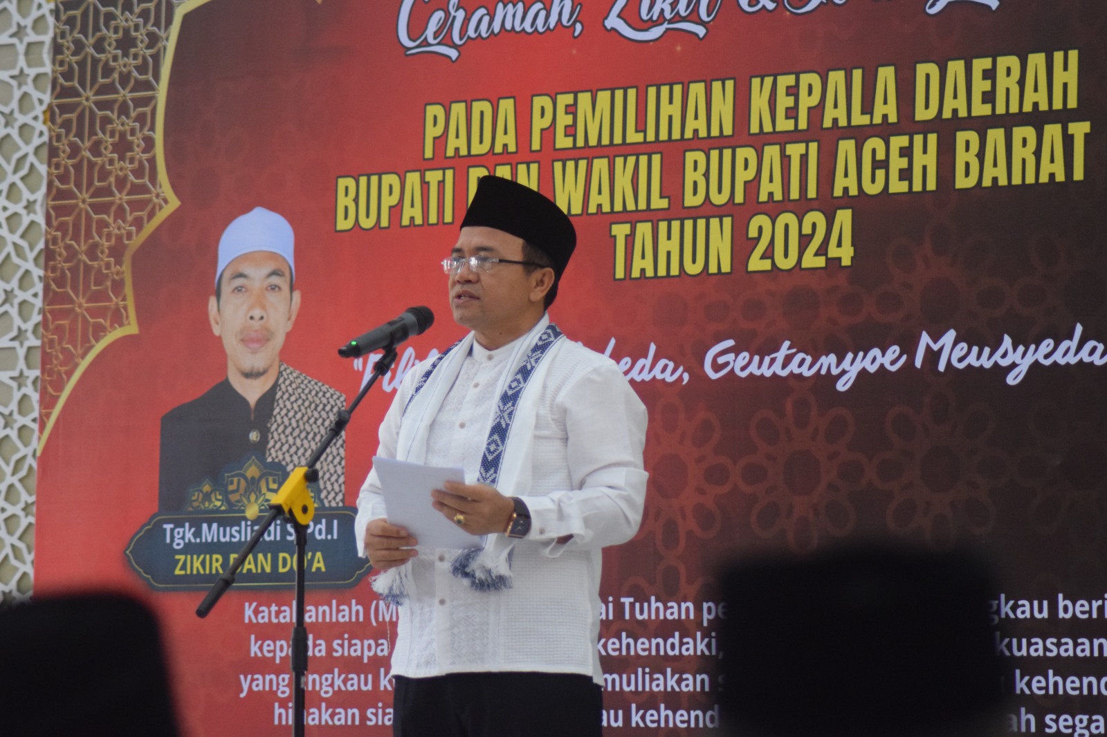 Lakukan Zikir dan Doa Bersama Sambut Pilkada, Ini Pesan Pj Bupati Abdya