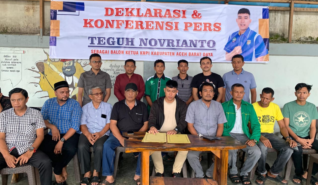 Deklarasi Calon Ketua KNPI Abdya, Teguh Novrianto Dapat Dukungan ...
